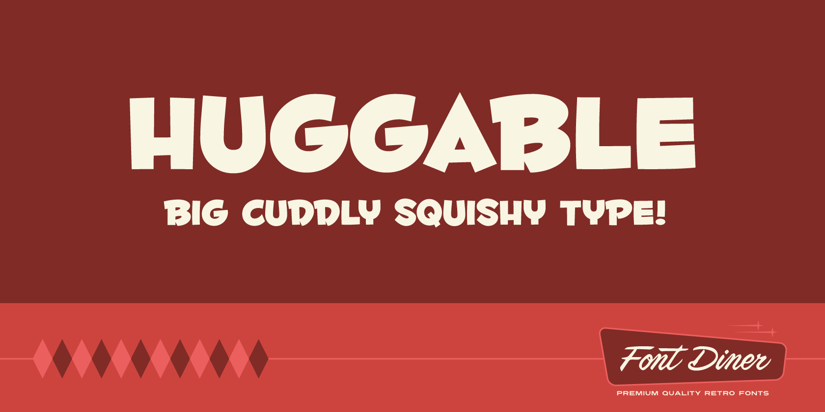 Font Diner - Fontdinerdotcom Huggable Font