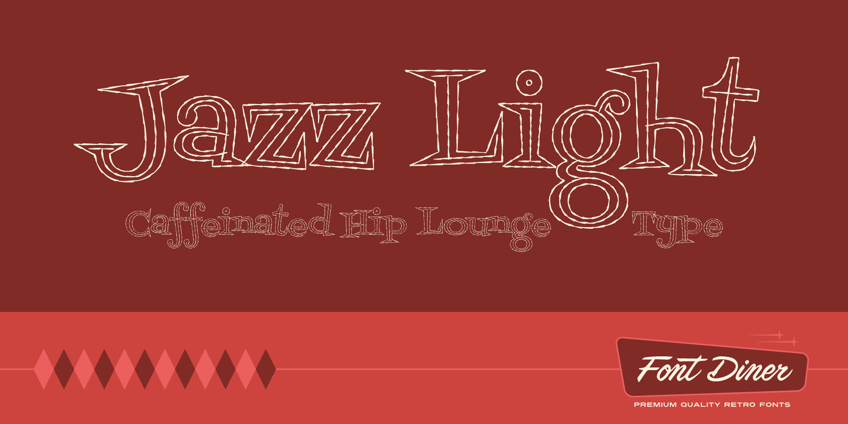 Font Diner - Fontdinerdotcom Jazz Light Font