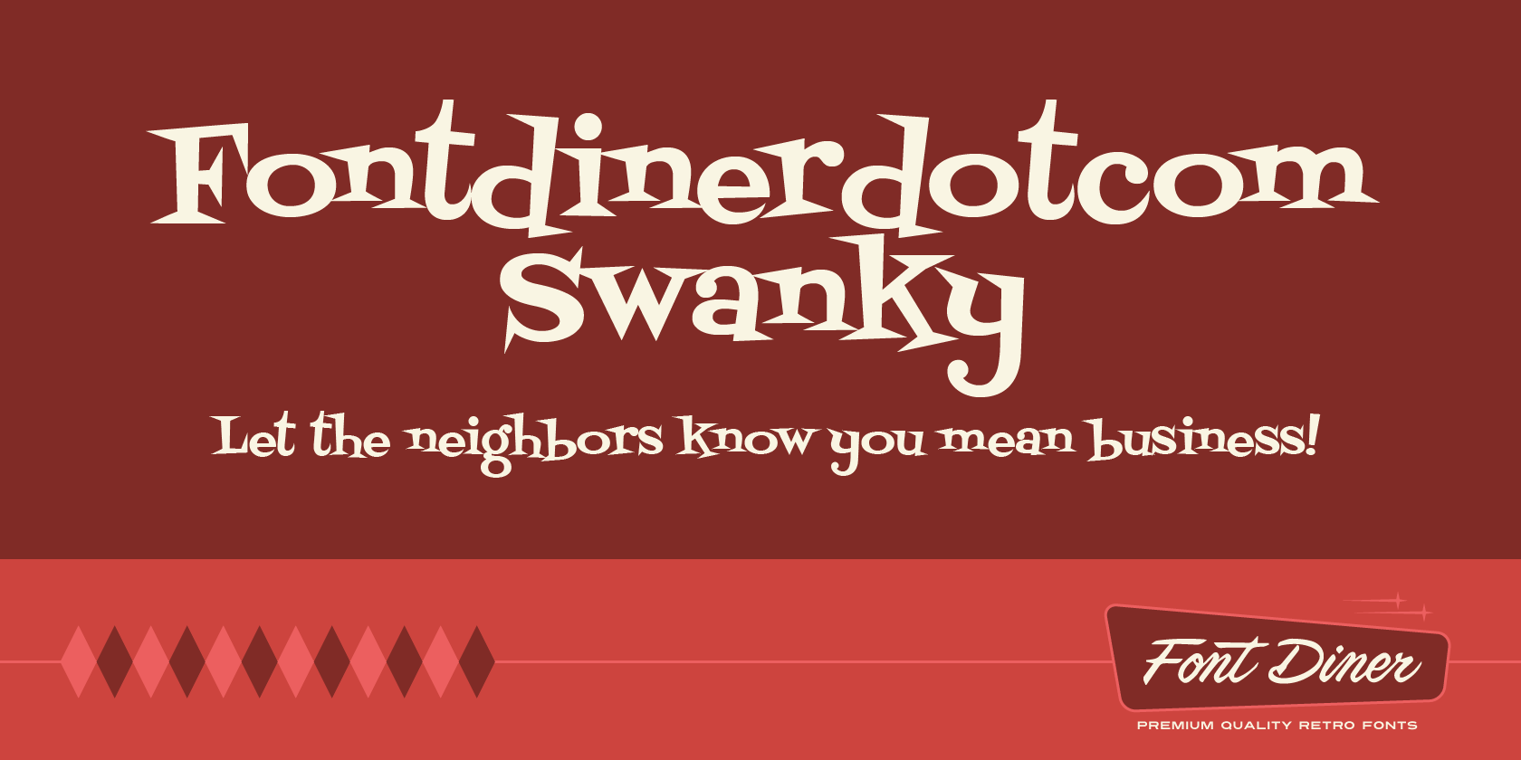 Font Diner - Fontdinerdotcom Swanky Font