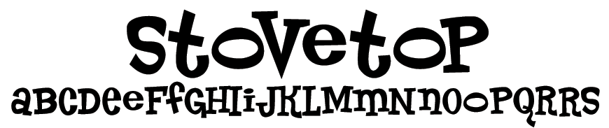 Font Diner - Lunch Box Font Set